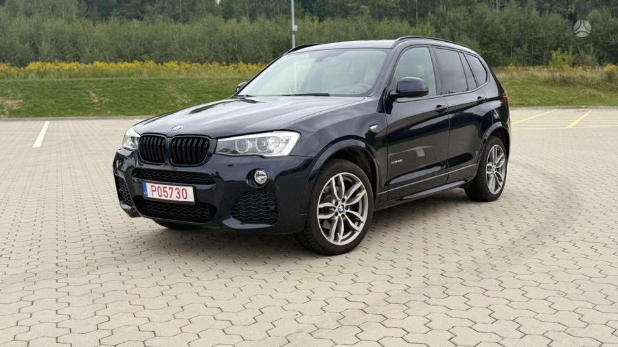 Синий БМВ Х3 2014 в Вильнюс, объемом двигателя 2.98 л и пробегом 163 тыс. км за 14000 €, фото 1 на AUTOMOTO.COM.LV