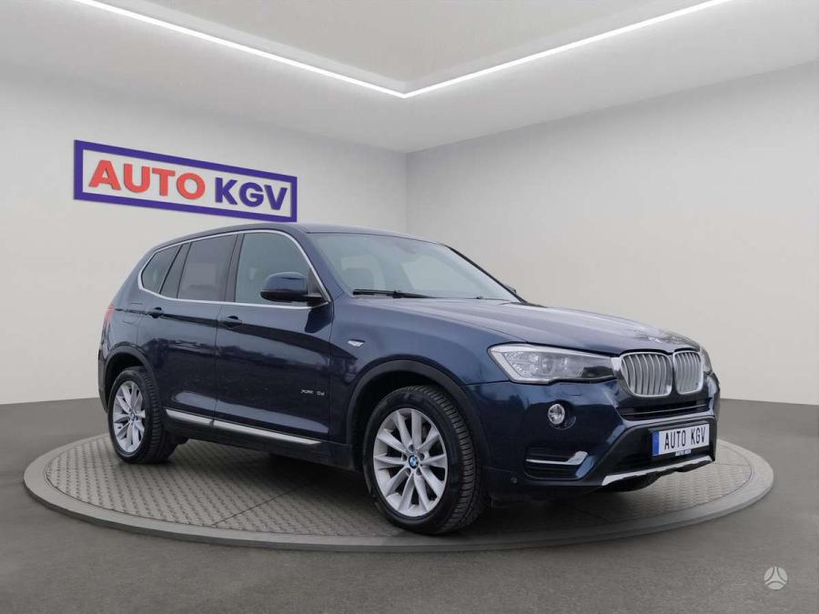 Blue BMW X3 2014 in Vilnius, with an engine capacity of 2.00 L and mileage of 256 thousand km for 13499 €, photo 8 on AUTOMOTO.COM.LV