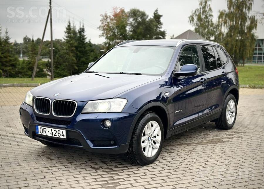 Zils BMW X3 2014 Rēzekne, ar dzinēja tilpumu 2.00 L un nobraukumu 249 tūkst. km par 8990 €, foto 3 vietnē AUTOMOTO.COM.LV