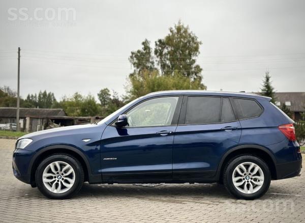 БМВ Х3 2014 в Резекне на AUTOMOTO.COM.LV Синий БМВ Х3 2014 в Резекне, объемом двигателя 2.00 л и пробегом 249 тыс. км за 8990 €, фото 6 на AUTOMOTO.COM.LV
