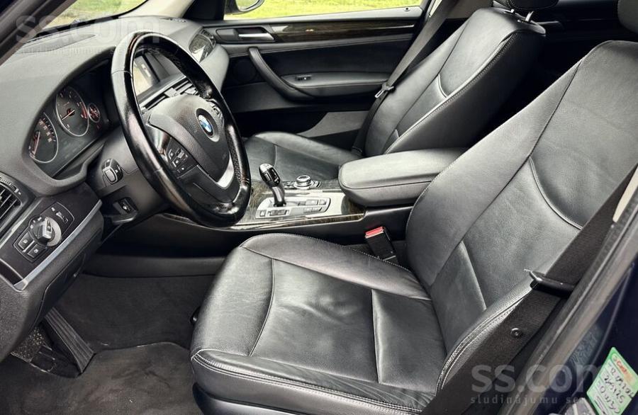 Zils BMW X3 2014 Rēzekne, ar dzinēja tilpumu 2.00 L un nobraukumu 249 tūkst. km par 8990 €, foto 17 vietnē AUTOMOTO.COM.LV