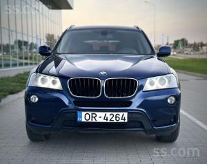 Blue BMW X3 2014 in Rezekne, with an engine capacity of 2.00 L and mileage of 250 thousand km for 8790 €, photo 1 on AUTOMOTO.COM.LV