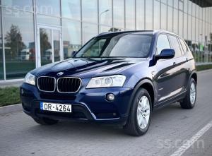 Blue BMW X3 2014 in Rezekne, with an engine capacity of 2.00 L and mileage of 250 thousand km for 8790 €, photo 3 on AUTOMOTO.COM.LV