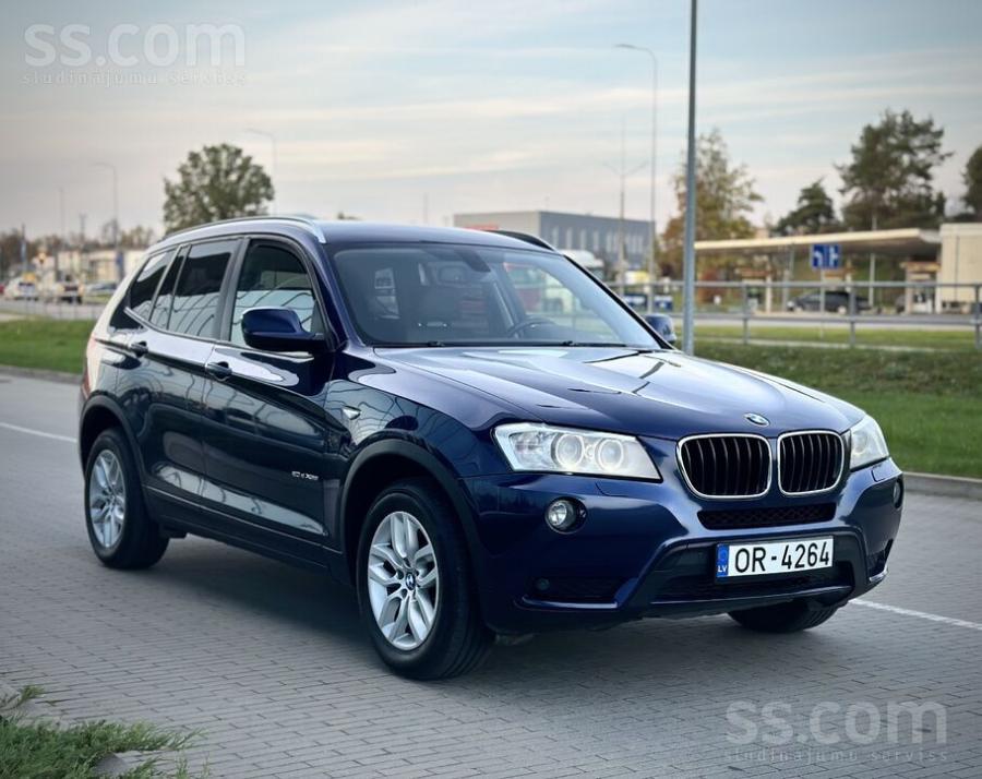 Blue BMW X3 2014 in Rezekne, with an engine capacity of 2.00 L and mileage of 250 thousand km for 8790 €, photo 4 on AUTOMOTO.COM.LV