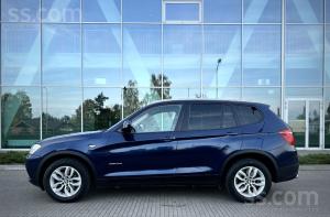 Blue BMW X3 2014 in Rezekne, with an engine capacity of 2.00 L and mileage of 250 thousand km for 8790 €, photo 5 on AUTOMOTO.COM.LV