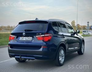 Blue BMW X3 2014 in Rezekne, with an engine capacity of 2.00 L and mileage of 250 thousand km for 8790 €, photo 6 on AUTOMOTO.COM.LV
