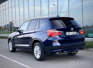 Blue BMW X3 2014 in Rezekne, with an engine capacity of 2.00 L and mileage of 250 thousand km for 8790 €, photo 7 on AUTOMOTO.COM.LV