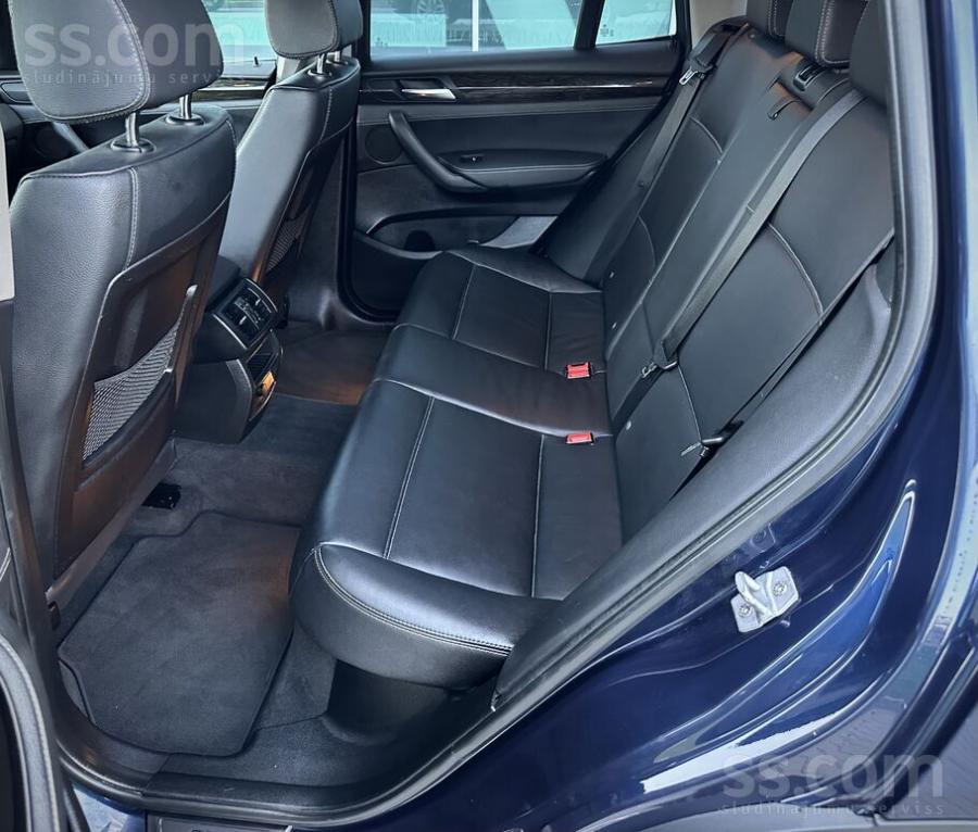 Blue BMW X3 2014 in Rezekne, with an engine capacity of 2.00 L and mileage of 250 thousand km for 8790 €, photo 17 on AUTOMOTO.COM.LV