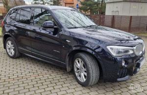 Blue BMW X3 2014 in Klaipeda, with an engine capacity of 3.00 L and mileage of 324 thousand km for 10900 €, photo  on AUTOMOTO.COM.LV