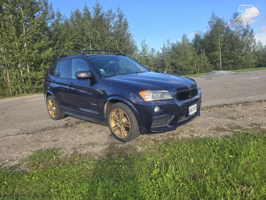 Blue BMW X3 2014 in Siauliai, with an engine capacity of 3.00 L and mileage of 190 thousand km for 9500 €, photo 4 on AUTOMOTO.COM.LV