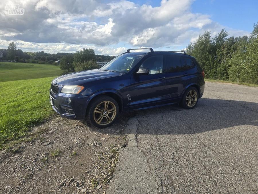 Blue BMW X3 2014 in Siauliai, with an engine capacity of 3.00 L and mileage of 190 thousand km for 9500 €, photo 6 on AUTOMOTO.COM.LV