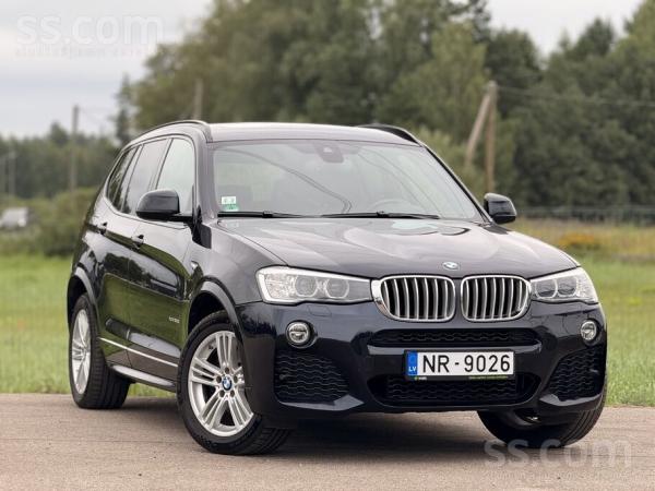 Blue BMW X3 2015 in Ogre, with an engine capacity of 3.00 L and mileage of 224 thousand km for 18440 €, photo 2 on AUTOMOTO.COM.LV