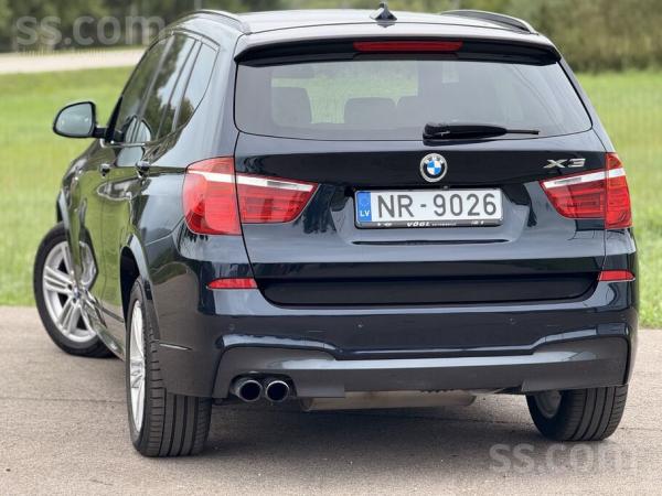 Blue BMW X3 2015 in Ogre, with an engine capacity of 3.00 L and mileage of 224 thousand km for 18440 €, photo 6 on AUTOMOTO.COM.LV