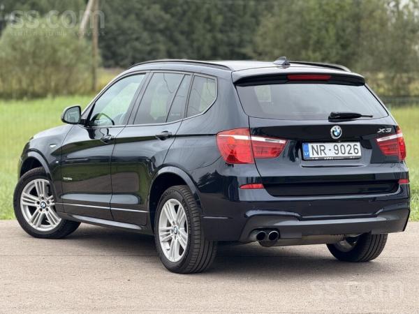Blue BMW X3 2015 in Ogre, with an engine capacity of 3.00 L and mileage of 224 thousand km for 18440 €, photo 7 on AUTOMOTO.COM.LV