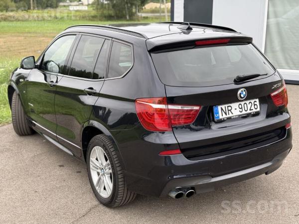 Blue BMW X3 2015 in Ogre, with an engine capacity of 3.00 L and mileage of 224 thousand km for 18440 €, photo 8 on AUTOMOTO.COM.LV
