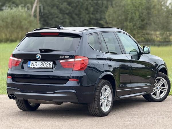 Blue BMW X3 2015 in Ogre, with an engine capacity of 3.00 L and mileage of 224 thousand km for 18440 €, photo 9 on AUTOMOTO.COM.LV