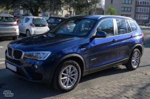 Zils BMW X3 2015 Viļņa, ar dzinēja tilpumu 2.00 L un nobraukumu 264 tūkst. km par 11900 €, foto  vietnē AUTOMOTO.COM.LV