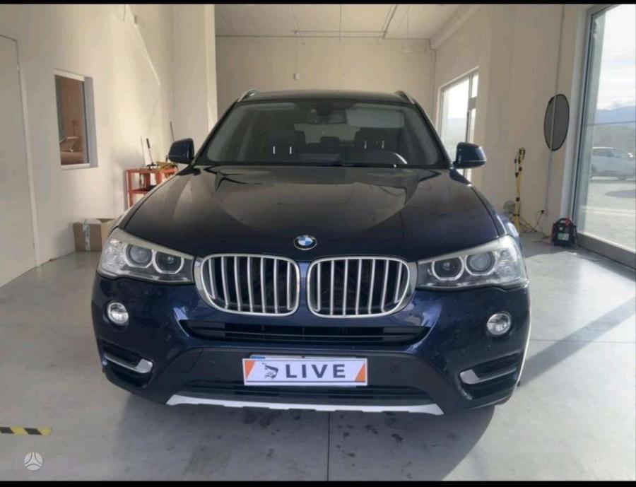 Blue BMW X3 2015 in Ignalina, with an engine capacity of 2.00 L and mileage of 269 thousand km for 11900 €, photo 1 on AUTOMOTO.COM.LV