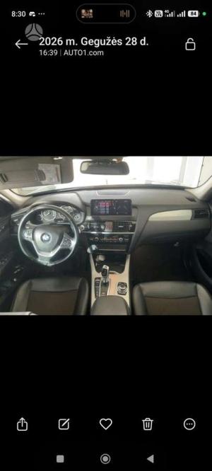 Blue BMW X3 2015 in Ignalina, with an engine capacity of 2.00 L and mileage of 269 thousand km for 11900 €, photo 5 on AUTOMOTO.COM.LV