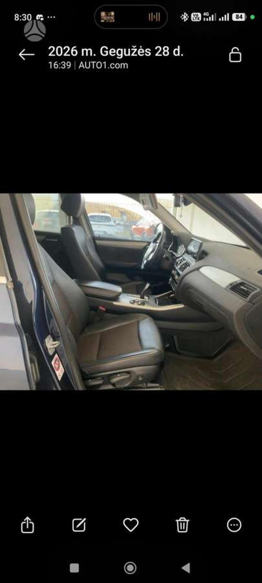 Blue BMW X3 2015 in Ignalina, with an engine capacity of 2.00 L and mileage of 269 thousand km for 11900 €, photo 7 on AUTOMOTO.COM.LV