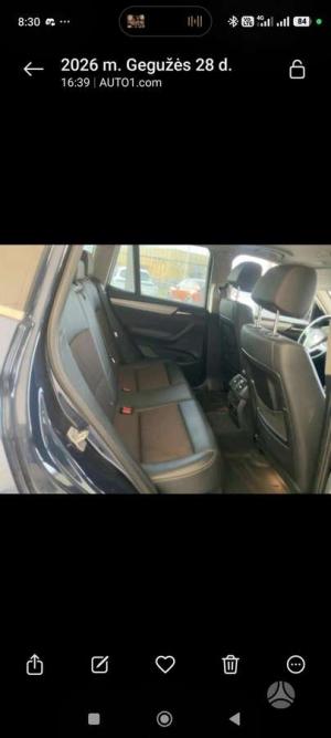 Blue BMW X3 2015 in Ignalina, with an engine capacity of 2.00 L and mileage of 269 thousand km for 11900 €, photo 8 on AUTOMOTO.COM.LV