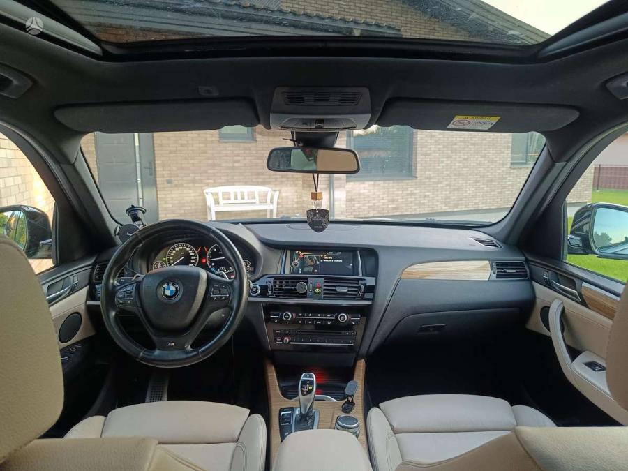 Zils BMW X3 2015 Šauļi, ar dzinēja tilpumu 2.99 L un nobraukumu 280 tūkst. km par 15600 €, foto 12 vietnē AUTOMOTO.COM.LV