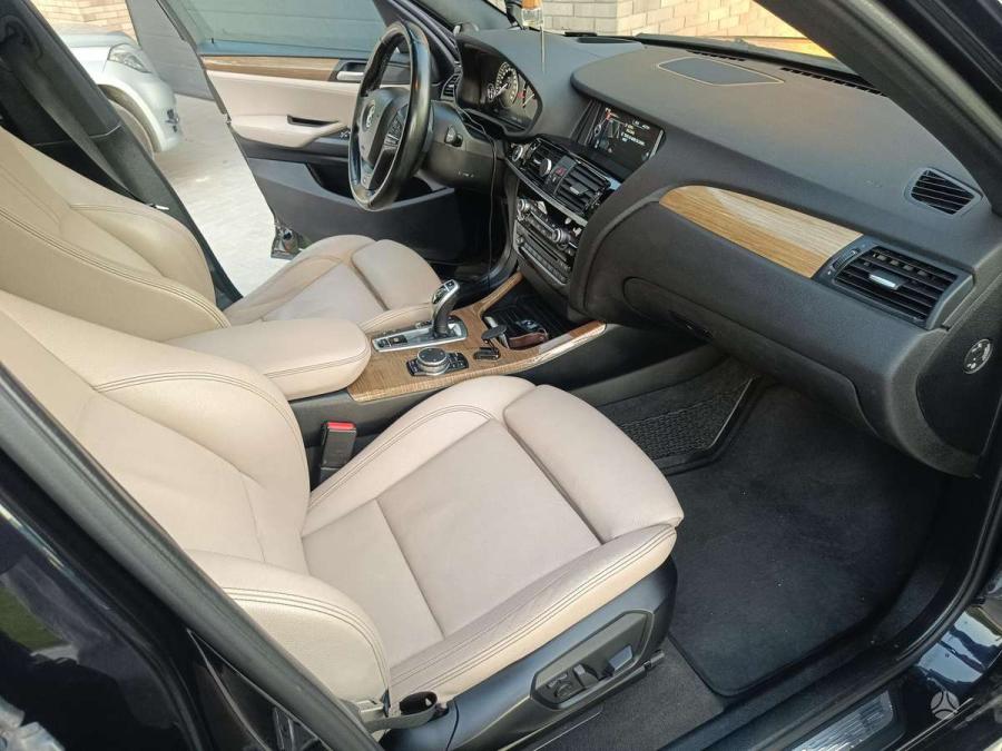 Zils BMW X3 2015 Šauļi, ar dzinēja tilpumu 2.99 L un nobraukumu 280 tūkst. km par 15600 €, foto 14 vietnē AUTOMOTO.COM.LV