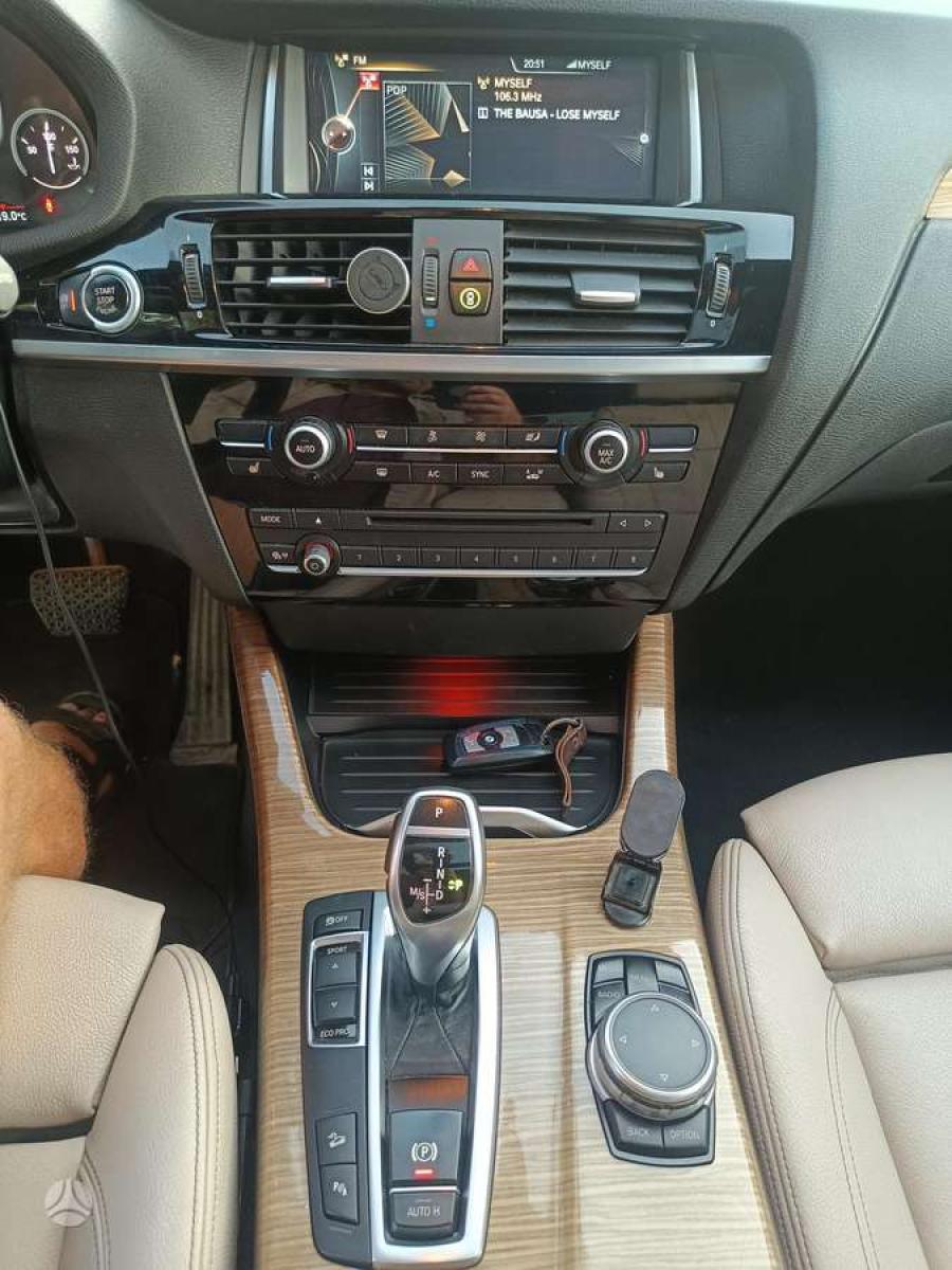 Zils BMW X3 2015 Šauļi, ar dzinēja tilpumu 2.99 L un nobraukumu 280 tūkst. km par 15600 €, foto 19 vietnē AUTOMOTO.COM.LV