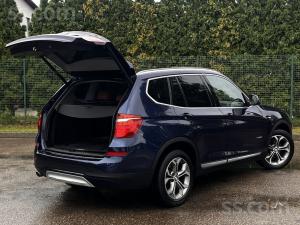 Синий БМВ Х3 2015 в Елгава, объемом двигателя 2.00 л и пробегом 184 тыс. км за 12990 €, фото 14 на AUTOMOTO.COM.LV
