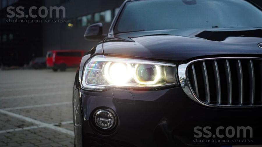 Zils BMW X3 2015 Rīga, ar dzinēja tilpumu 3.00 L un nobraukumu 302 tūkst. km par 14800 €, foto 4 vietnē AUTOMOTO.COM.LV
