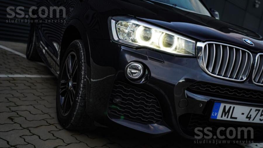 Zils BMW X3 2015 Rīga, ar dzinēja tilpumu 3.00 L un nobraukumu 302 tūkst. km par 14800 €, foto 10 vietnē AUTOMOTO.COM.LV
