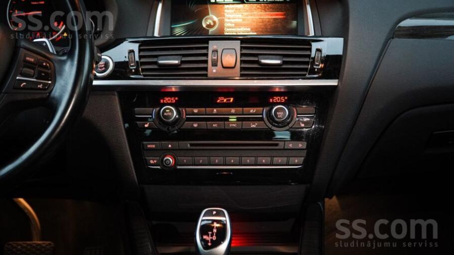 Zils BMW X3 2015 Rīga, ar dzinēja tilpumu 3.00 L un nobraukumu 302 tūkst. km par 14800 €, foto 16 vietnē AUTOMOTO.COM.LV