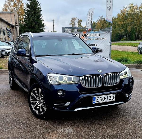 Blue BMW X3 2015 in Radviliskis, with an engine capacity of 2.00 L and mileage of 263 thousand km for 11500 €, photo 1 on AUTOMOTO.COM.LV
