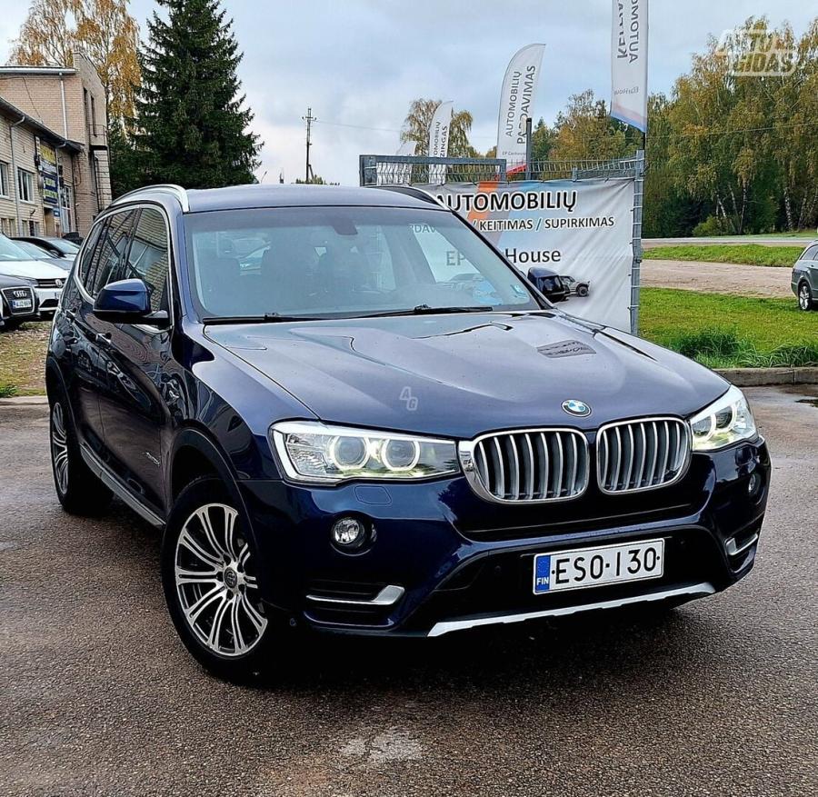 Blue BMW X3 2015 in Radviliskis, with an engine capacity of 2.00 L and mileage of 263 thousand km for 11500 €, photo 1 on AUTOMOTO.COM.LV