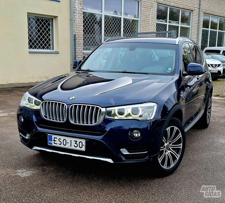 Blue BMW X3 2015 in Radviliskis, with an engine capacity of 2.00 L and mileage of 263 thousand km for 11500 €, photo 3 on AUTOMOTO.COM.LV