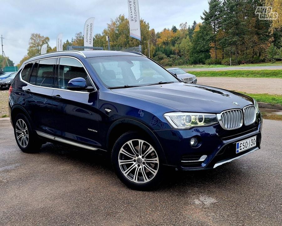 Blue BMW X3 2015 in Radviliskis, with an engine capacity of 2.00 L and mileage of 263 thousand km for 11500 €, photo 6 on AUTOMOTO.COM.LV