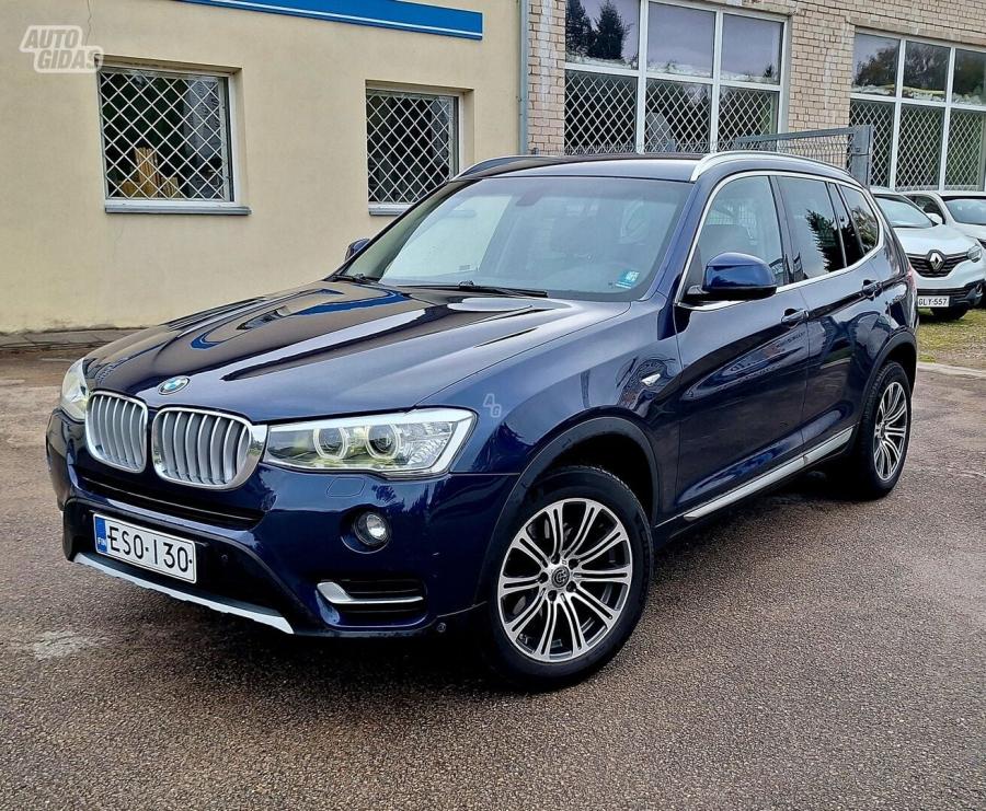 Blue BMW X3 2015 in Radviliskis, with an engine capacity of 2.00 L and mileage of 263 thousand km for 11500 €, photo 7 on AUTOMOTO.COM.LV
