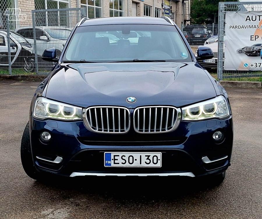 Blue BMW X3 2015 in Radviliskis, with an engine capacity of 2.00 L and mileage of 263 thousand km for 11500 €, photo 8 on AUTOMOTO.COM.LV