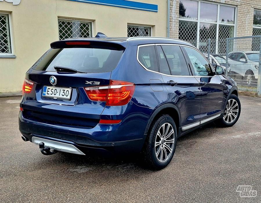 Blue BMW X3 2015 in Radviliskis, with an engine capacity of 2.00 L and mileage of 263 thousand km for 11500 €, photo 13 on AUTOMOTO.COM.LV