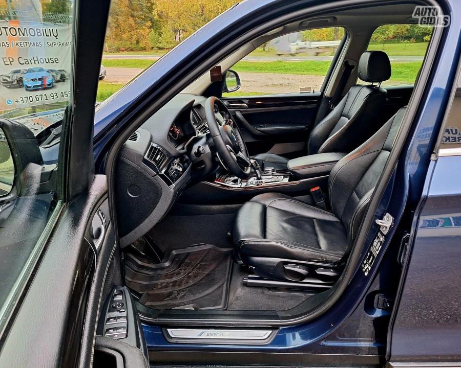 Blue BMW X3 2015 in Radviliskis, with an engine capacity of 2.00 L and mileage of 263 thousand km for 11500 €, photo 16 on AUTOMOTO.COM.LV