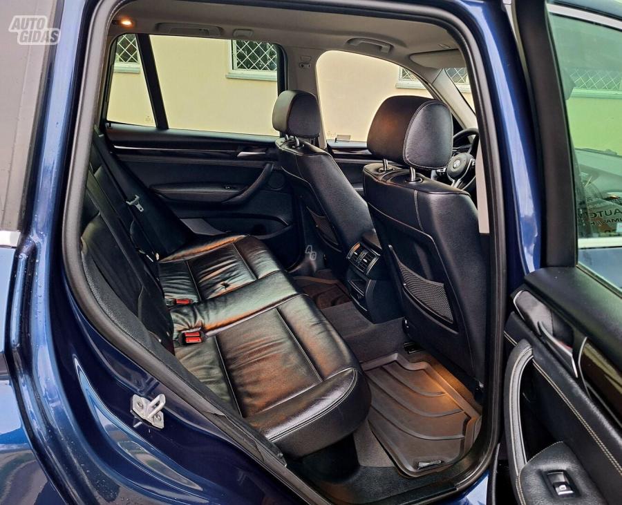 Blue BMW X3 2015 in Radviliskis, with an engine capacity of 2.00 L and mileage of 263 thousand km for 11500 €, photo 20 on AUTOMOTO.COM.LV