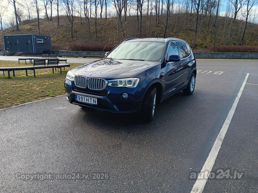 Blue BMW X3 2016 in Tallinn, with an engine capacity of 2.00 L and mileage of 189 thousand km for 19900 €, photo 1 on AUTOMOTO.COM.LV