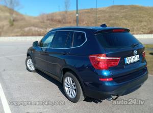 Blue BMW X3 2016 in Tallinn, with an engine capacity of 2.00 L and mileage of 189 thousand km for 19900 €, photo 4 on AUTOMOTO.COM.LV