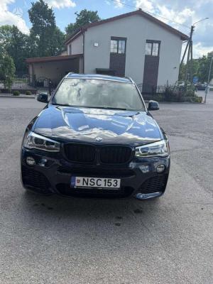 Zils BMW X3 2016 Kauņa, ar dzinēja tilpumu 2.98 L un nobraukumu 208 tūkst. km par 15850 €, foto  vietnē AUTOMOTO.COM.LV