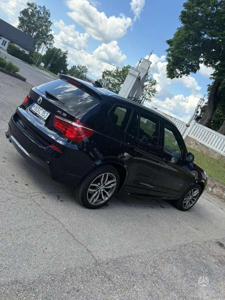 Blue BMW X3 2016 in Kaunas, with an engine capacity of 2.98 L and mileage of 208 thousand km for 15850 €, photo 4 on AUTOMOTO.COM.LV