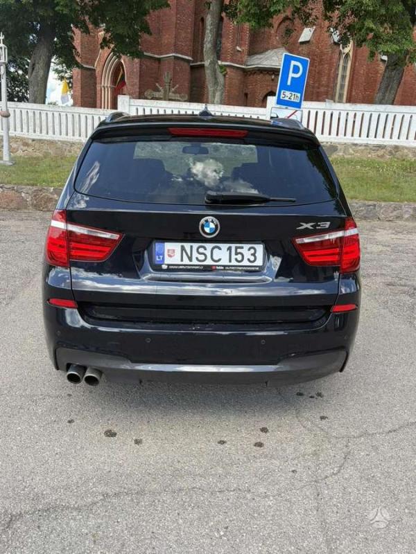 Zils BMW X3 2016 Kauņa, ar dzinēja tilpumu 2.98 L un nobraukumu 208 tūkst. km par 15850 €, foto 4 vietnē AUTOMOTO.COM.LV