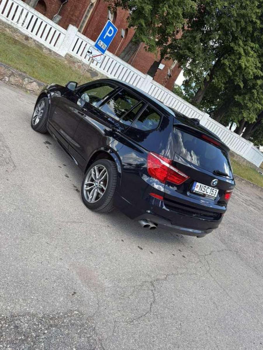 Blue BMW X3 2016 in Kaunas, with an engine capacity of 2.98 L and mileage of 208 thousand km for 15850 €, photo 6 on AUTOMOTO.COM.LV