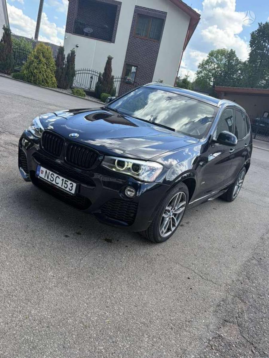 Blue BMW X3 2016 in Kaunas, with an engine capacity of 2.98 L and mileage of 208 thousand km for 15850 €, photo 8 on AUTOMOTO.COM.LV