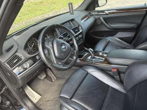 Blue BMW X3 2016 in Kaunas, with an engine capacity of 2.98 L and mileage of 208 thousand km for 15850 €, photo 11 on AUTOMOTO.COM.LV