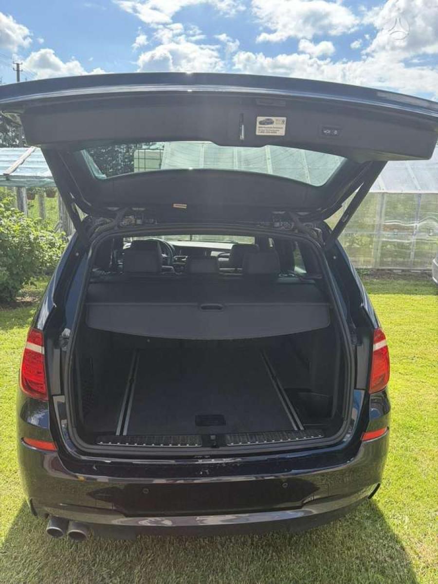 Blue BMW X3 2016 in Kaunas, with an engine capacity of 2.98 L and mileage of 208 thousand km for 15850 €, photo 14 on AUTOMOTO.COM.LV